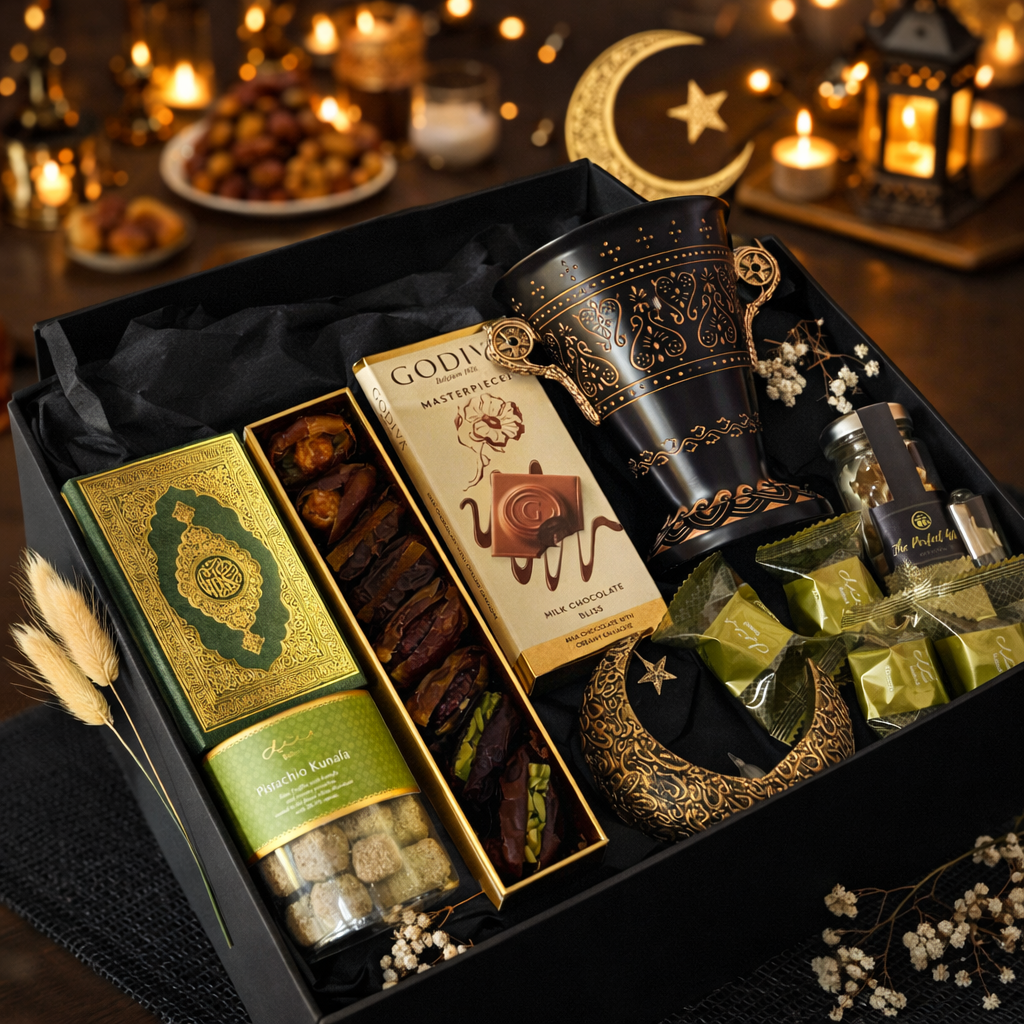 Eid & Ramadan Luxury Gift Box Dubai - Arabic Themed Luxury Hampers ...