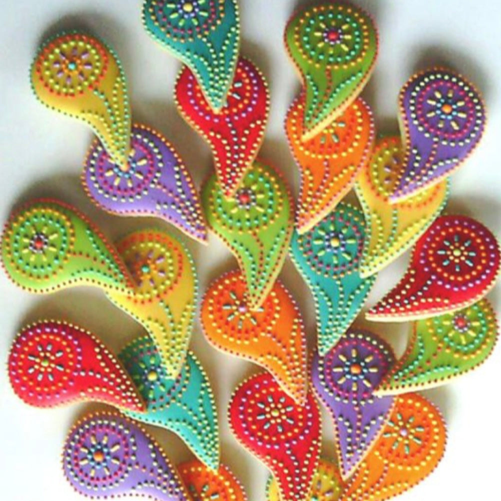 Diwali Peacock Cookies - Colorful Handmade Sweets - Send Diwali Gifts ...