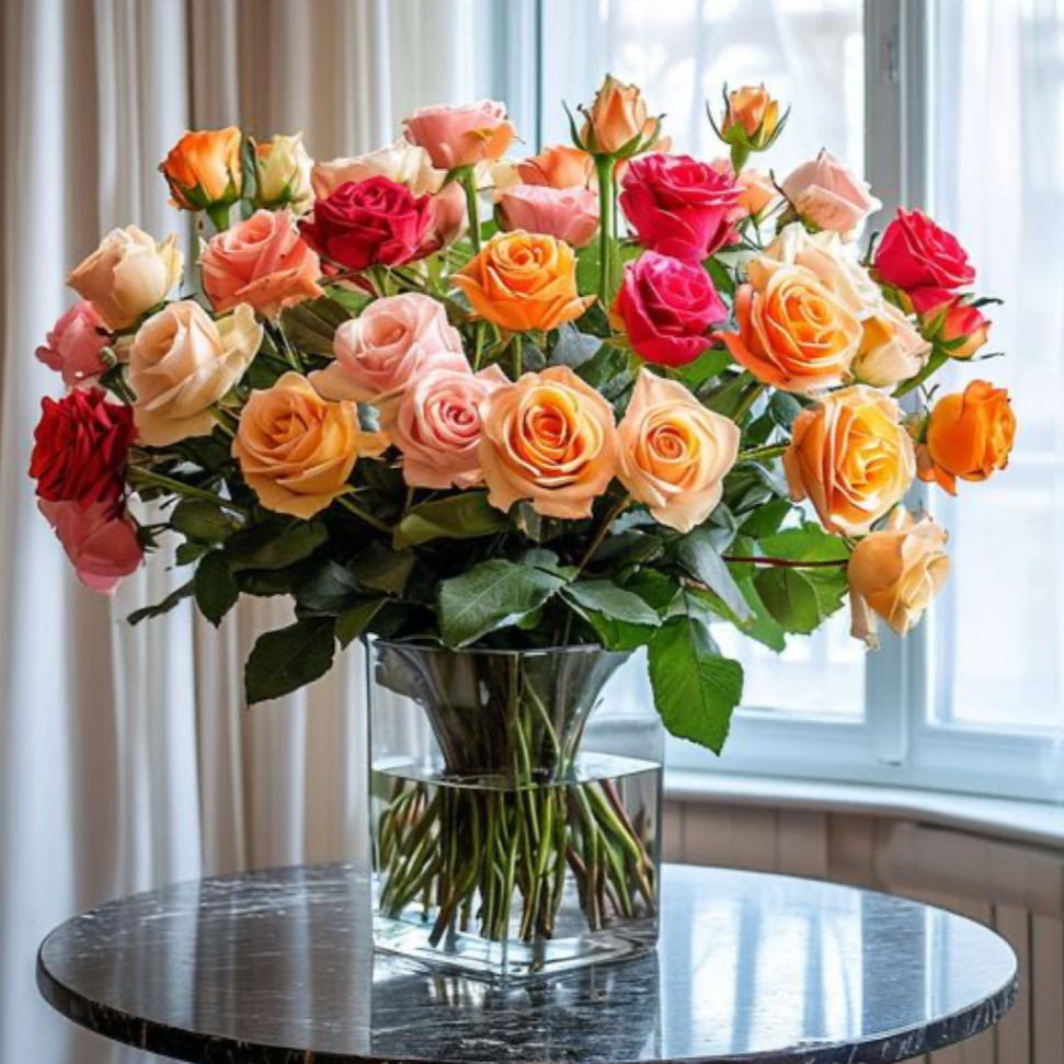 Orange Roses Vase Dubai - Gift Delivery to Dubai - Shop Online now ...