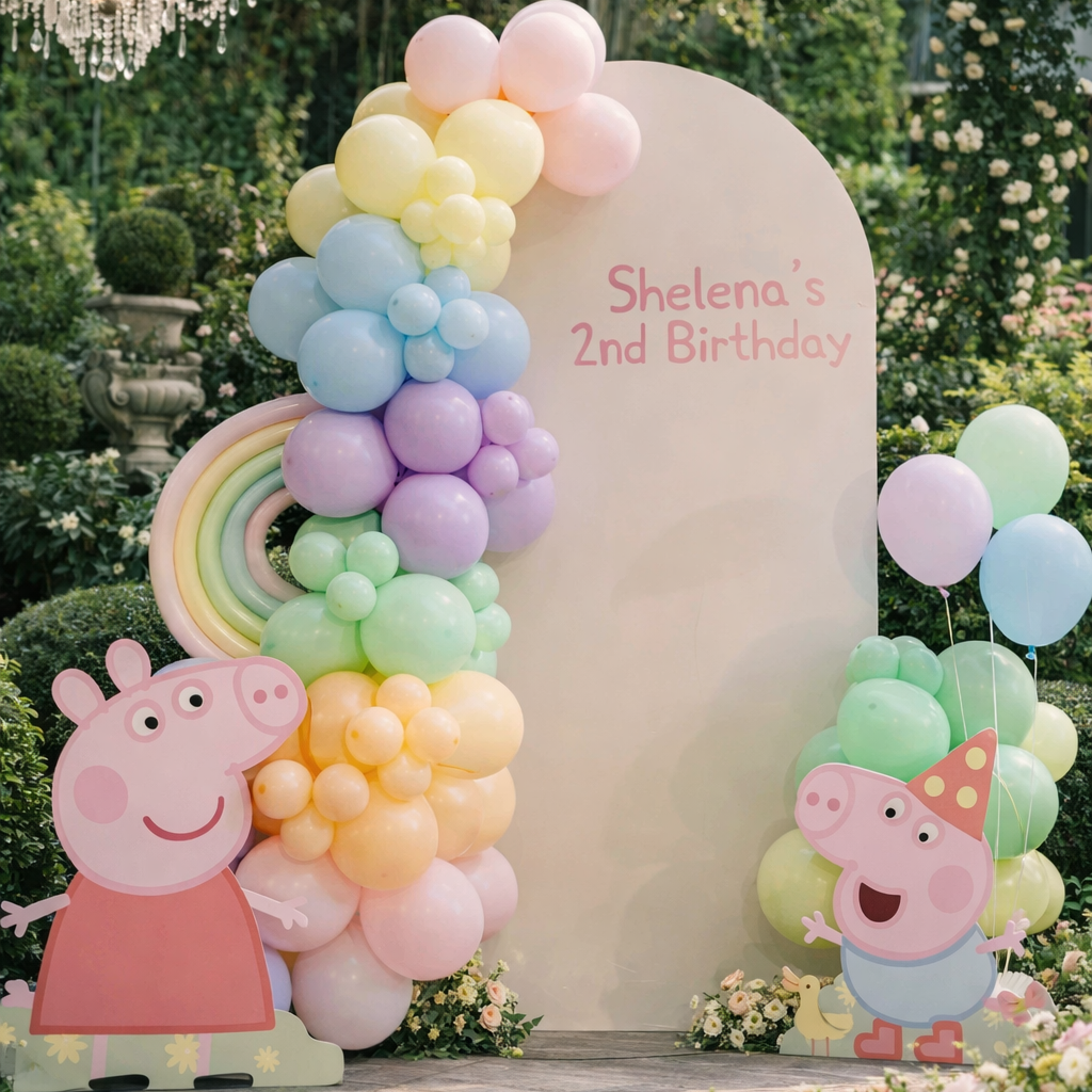 Pegga Pig Balloon Backdrop Dubai – Surprise Gifts For Children – Order ...
