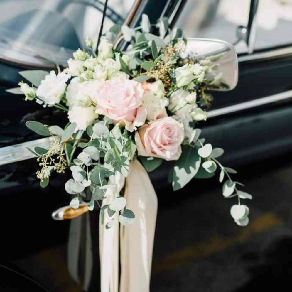 Roses Car Door Decor & Wrap - For Wedding & New car - Book Online in ...