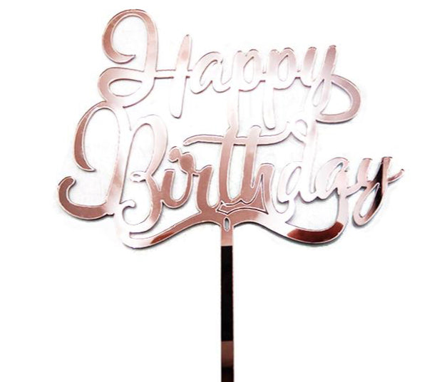 Birthday Silver Acrylic Topper - Shop Gifts Online Now - Deliver to ...